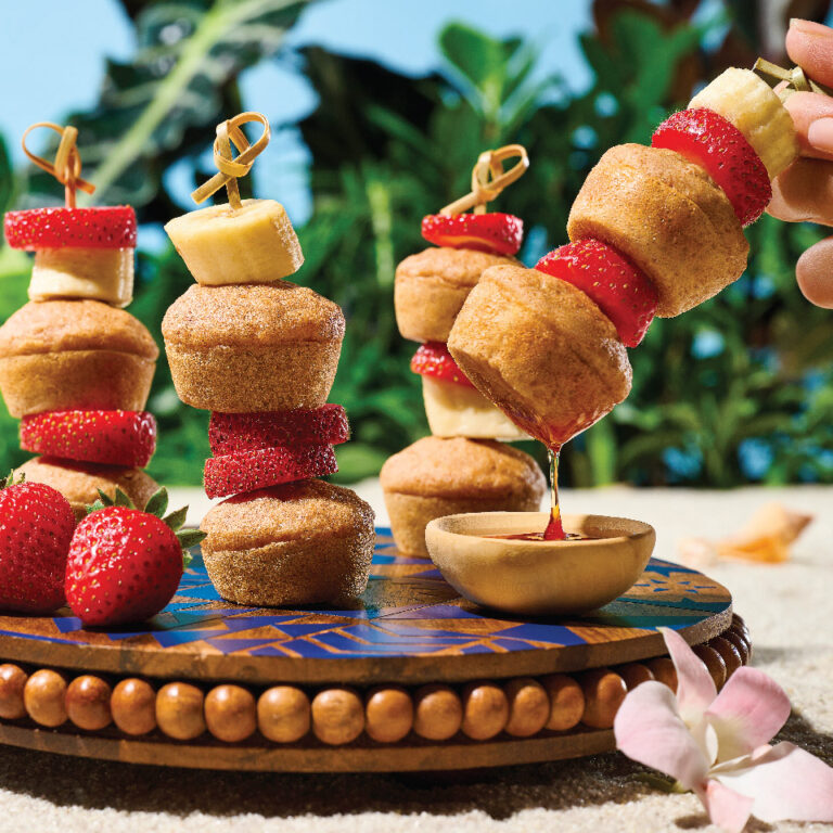 Mini Pancake Muffin Skewers - Disney Milk